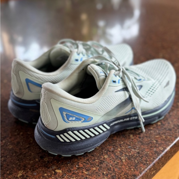 Brooks | Shoes | Brooks Adrenaline Gts Running Shoes Gray And Blue ...